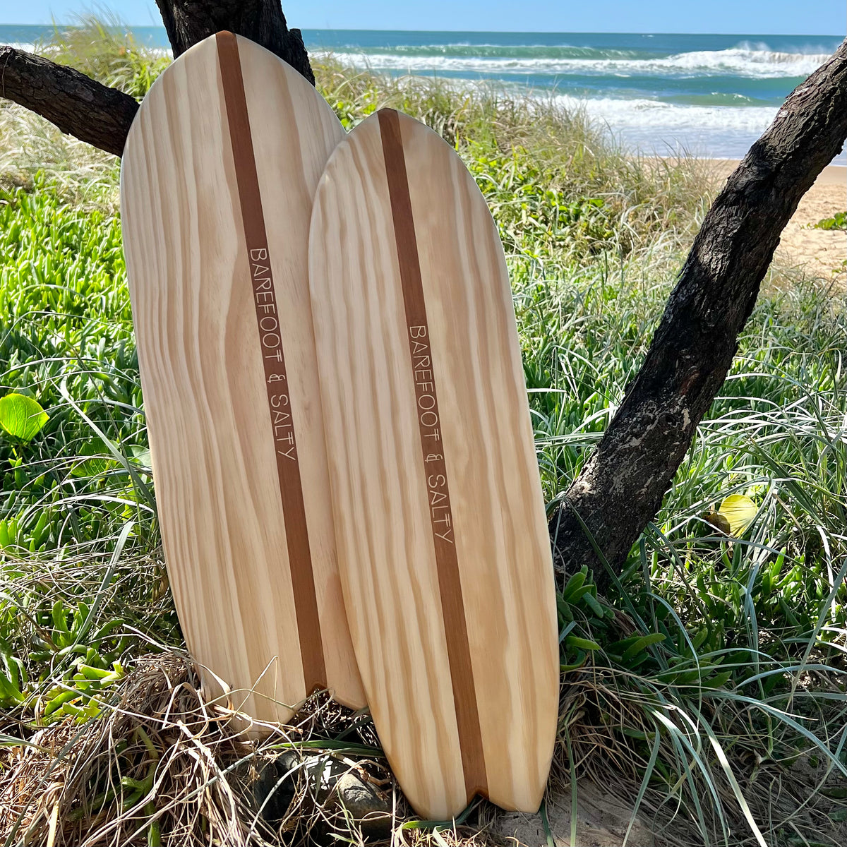 Tail surf balance board - Australian made – Barefoot and Salty